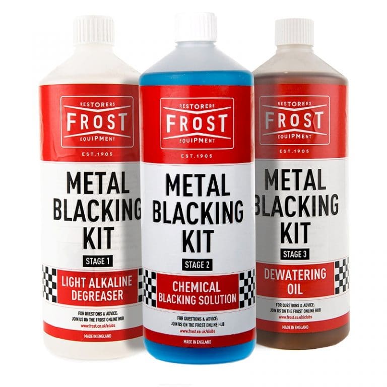 Frost Metal Blacking Kit - Satin Black & Corrosion Resistant Coating