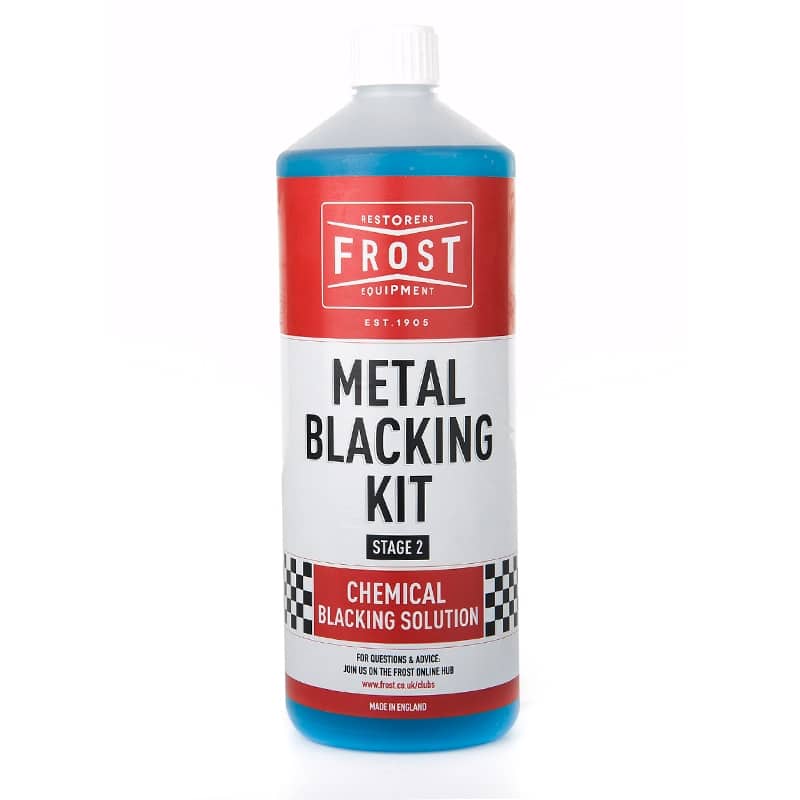 Extra Blacking Solution for Metal Blacking Kit (Blue, 1 litre)