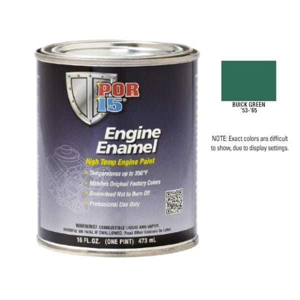POR15 Buick Green Engine Enamel Paint (473ml)
