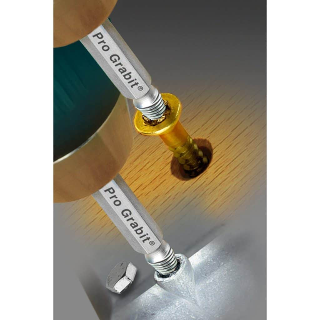 Grabit Broken Bolt and Damaged Screw Extractor Kit (2pc / Size 4 - 10)