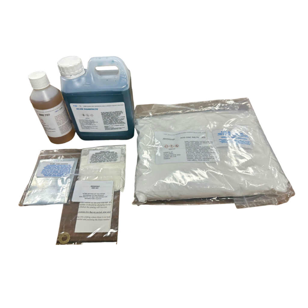 Zinc Plating Kit with added Blue Passivate - Frost Auto Restoration ...