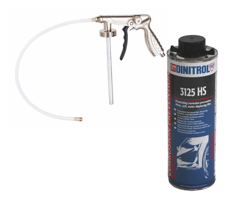 Dinitrol 3125 HS 1 litre and Shutz Spray Gun