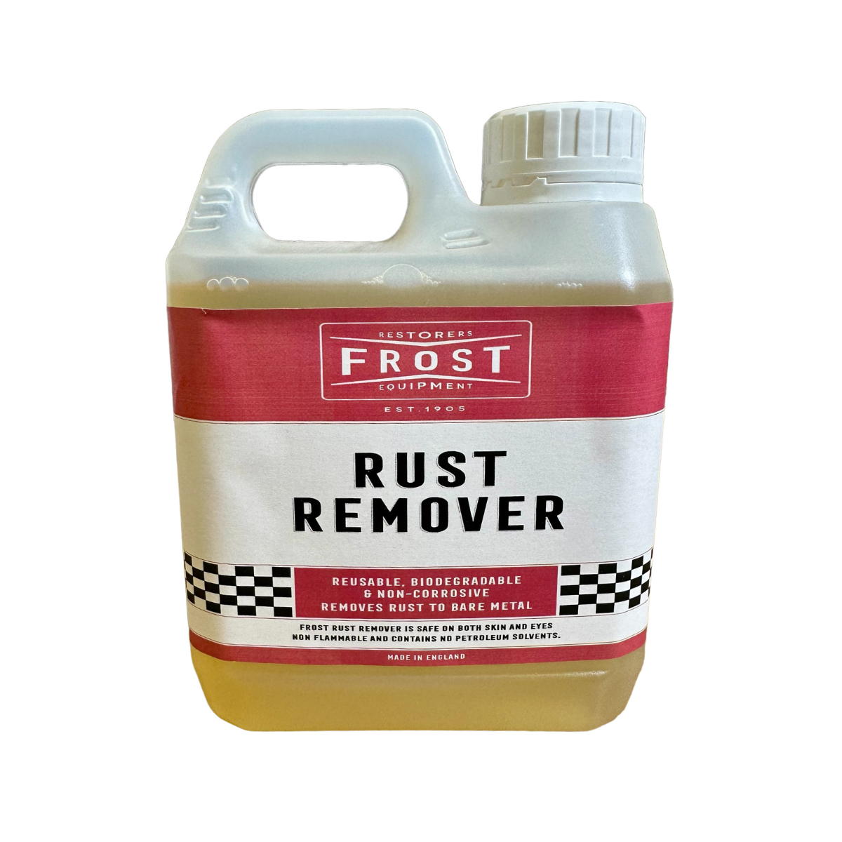 Frost Rust Remover 1L - Reusable, Biodegradable & No Acids
