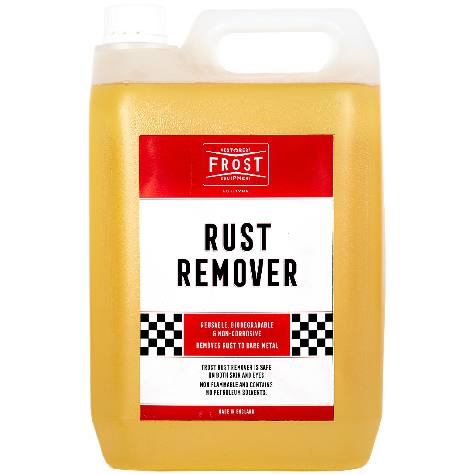 Frost Rust Remover 5L - Reusable, Biodegradable & No Acids
