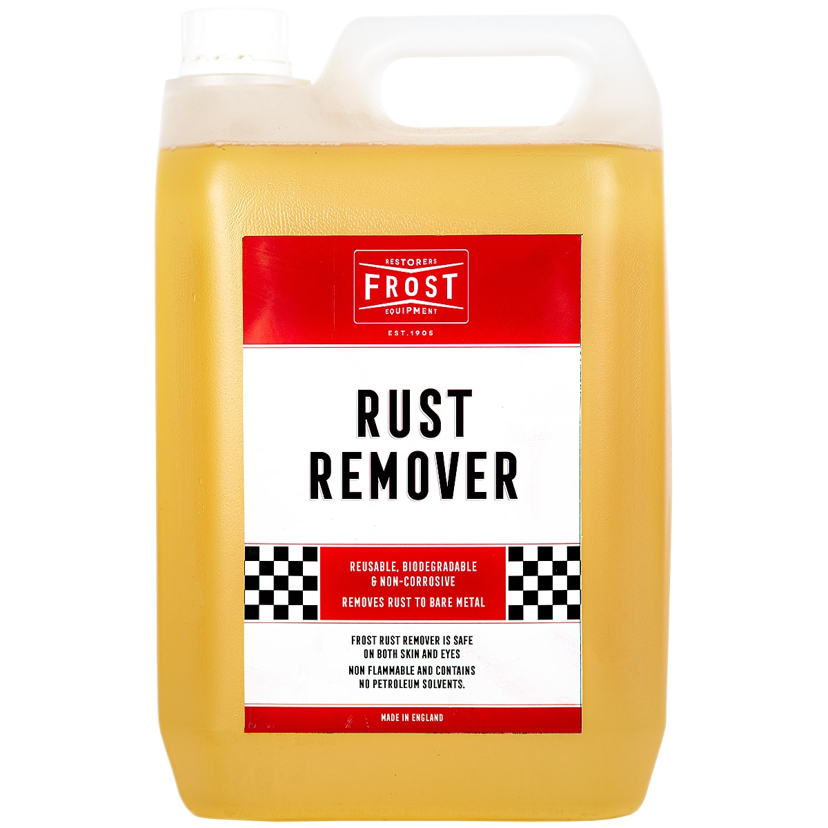 Frost Rust Remover 5L - Reusable, Biodegradable & No Acids