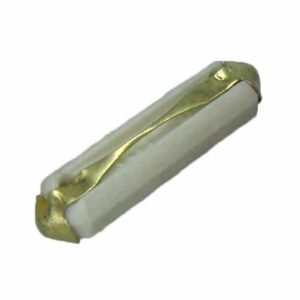 8 AMP White Ceramic Fuses. Classic Torpedo bullet Fuses