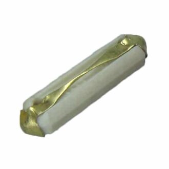 8 AMP White Ceramic Fuses. Classic Torpedo bullet Fuses