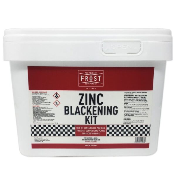 Frost Metal Blacking Kit - Satin Black & Corrosion Resistant Coating