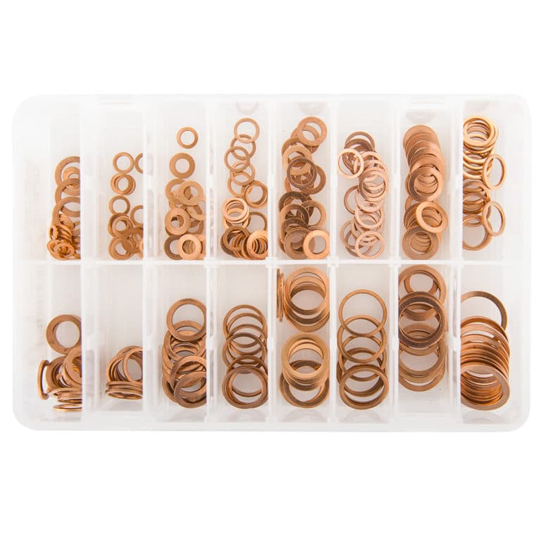 Metric Copper Sealing Washers (250 Pieces) - Frost Auto Restoration ...