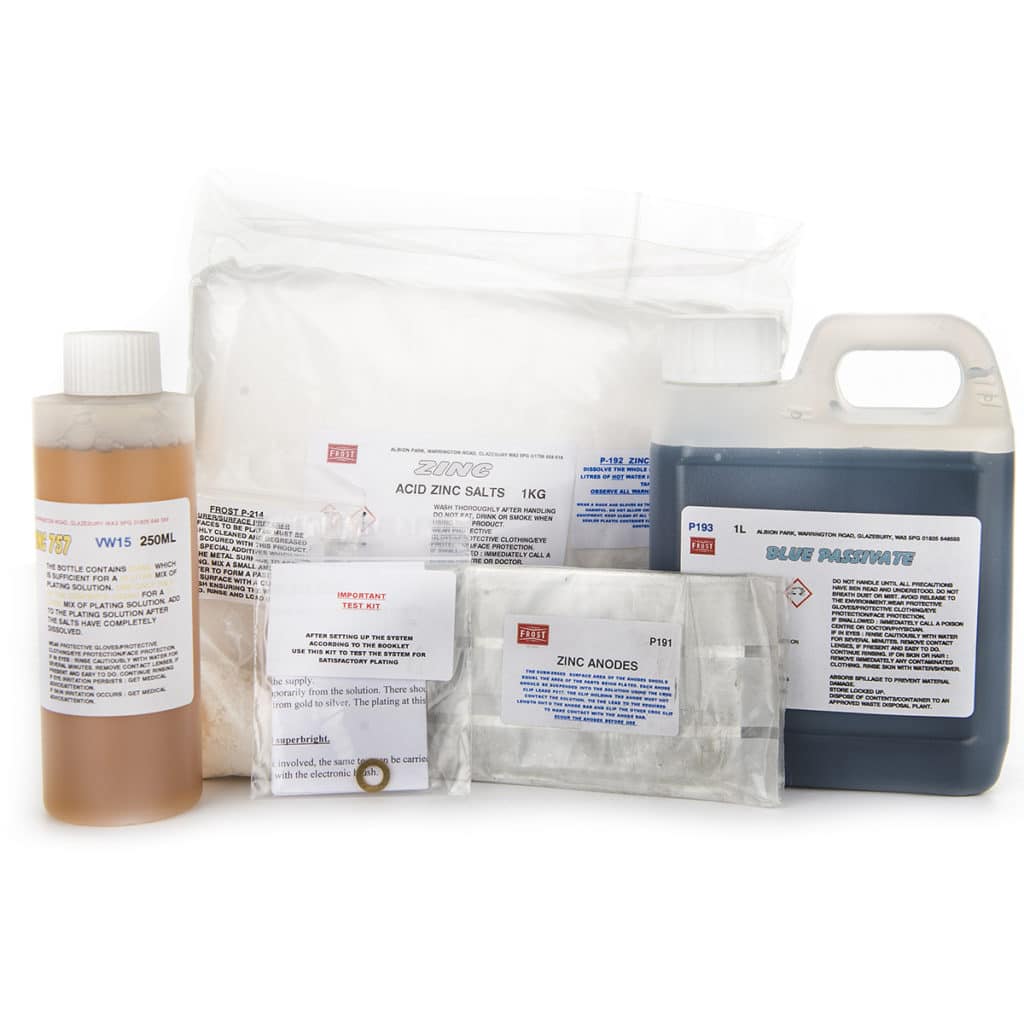 Brush-on Zinc Plating Kit