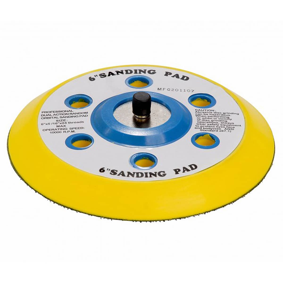 Backing Pad 150mm 6 Hole 5/16 Thread - Frost Auto Restoration Techniques