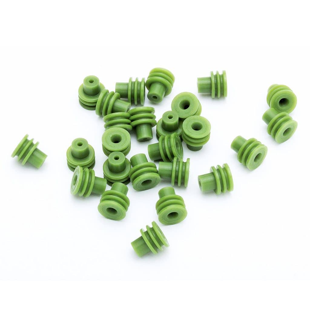 Crimp-Right 25pc Silicone Wire Seals 18–20 AWG – Automotive Electrical ...