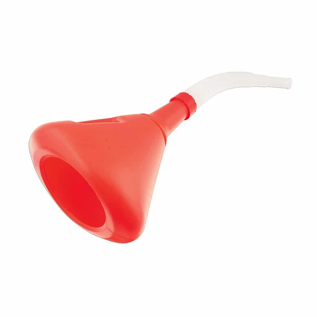 135mm Flexible Funnel with Filter Red Automotive Oil Fuel Pouring ...