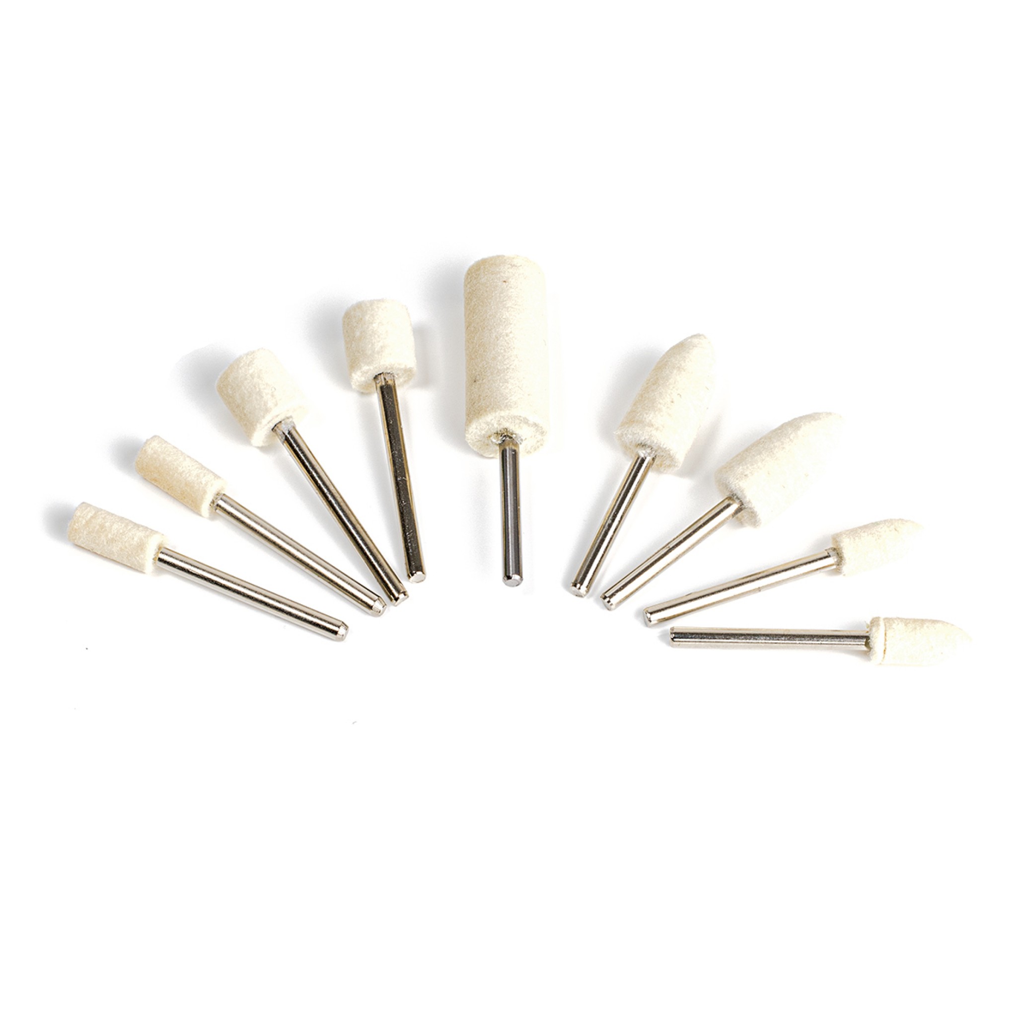 Mounted Felt Bob Kit (10pc) - Frost Auto Restoration Techniques