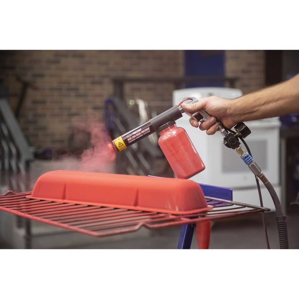 PCS-250 Dual Voltage Powder Coating Gun for Metal Finishing ...