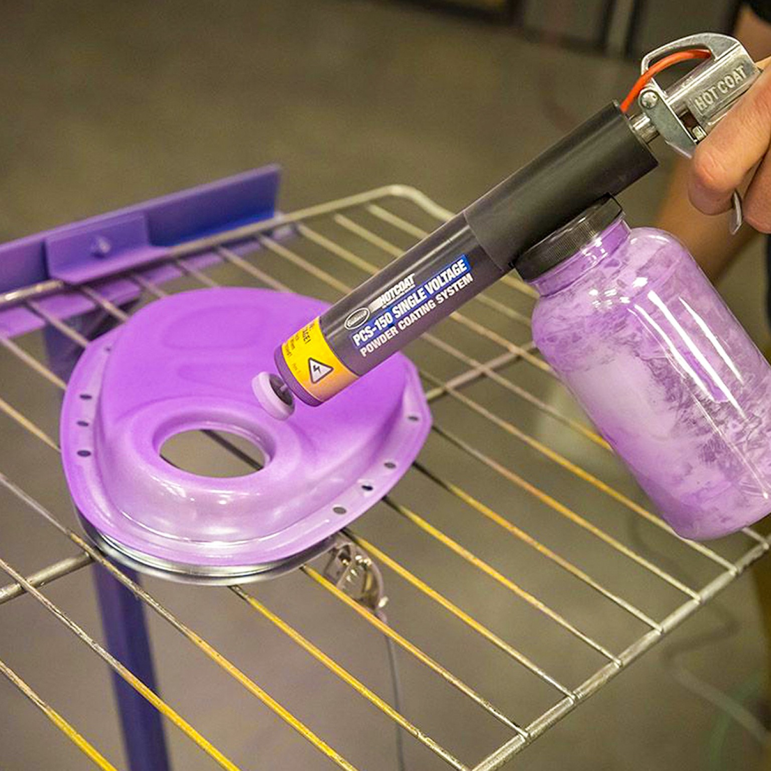 Eastwood Powder Coating Kit PCS-250 Dual Voltage Powder Coating Gun