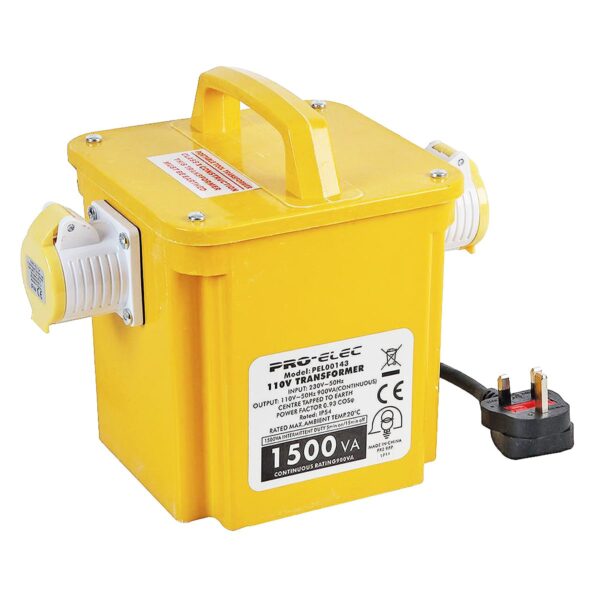 1.5kVA Portable Transformer, 240V/110V Twin Output - Frost Auto ...