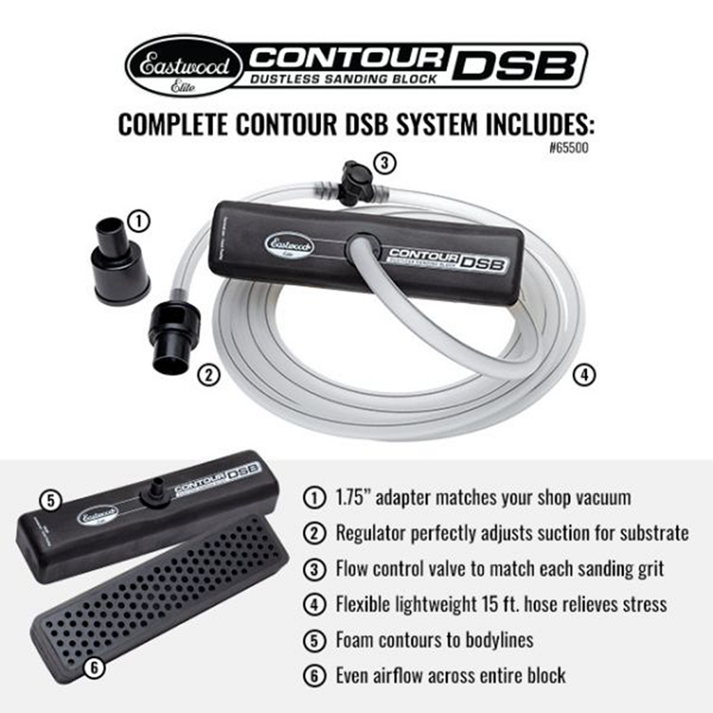Elite Contour DSB Dustless Sanding Block System - Frost Auto ...