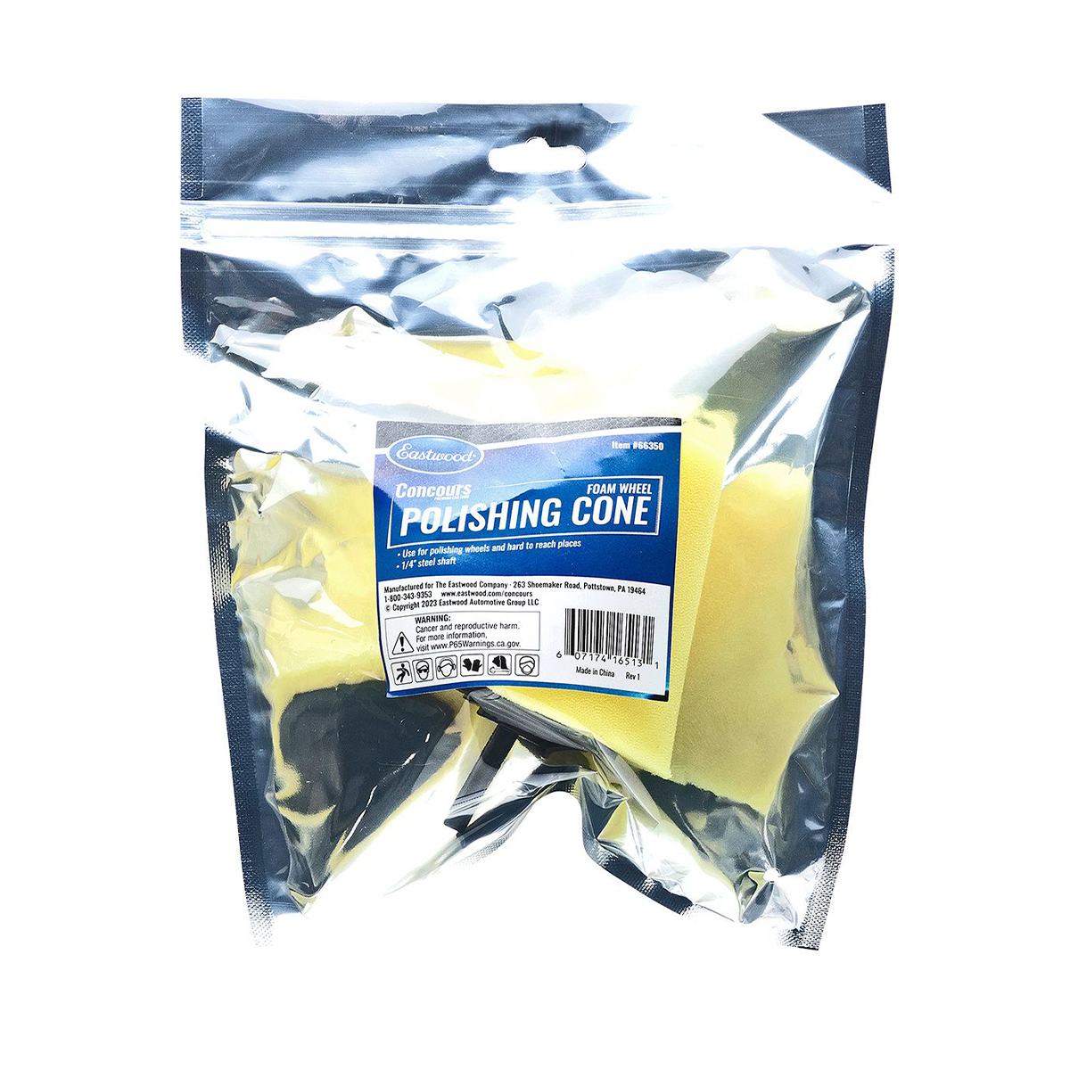 Eastwood Concours Foam Wheel Polishing Cone - Frost Auto Restoration ...