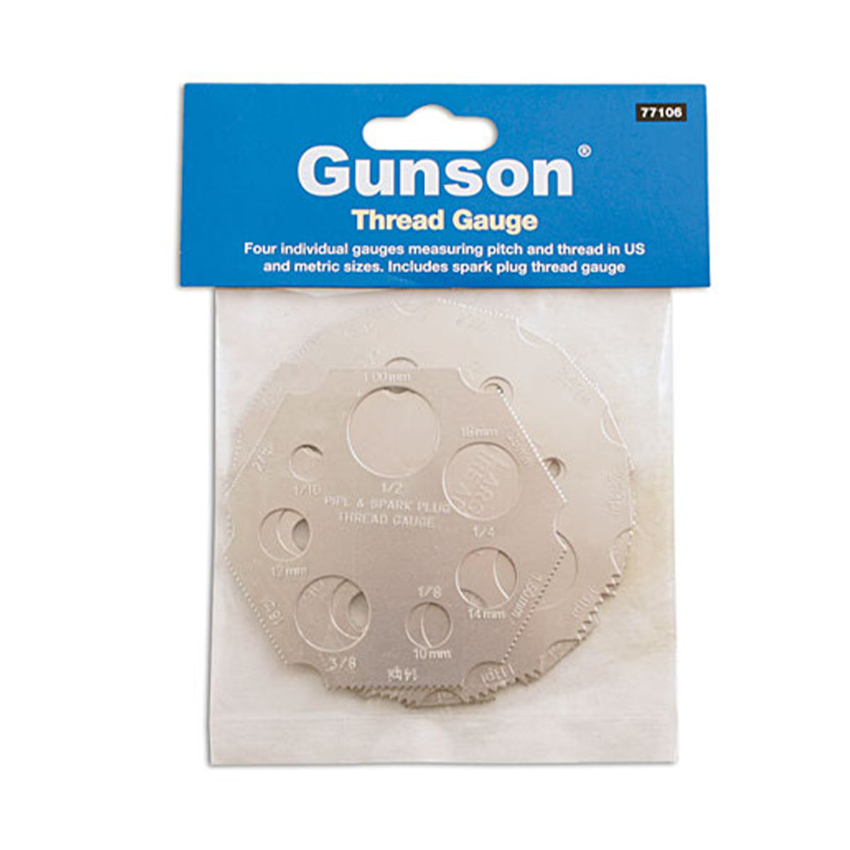 Gunson Universal Thread Gauge - 4pc - Frost Auto Restoration Techniques